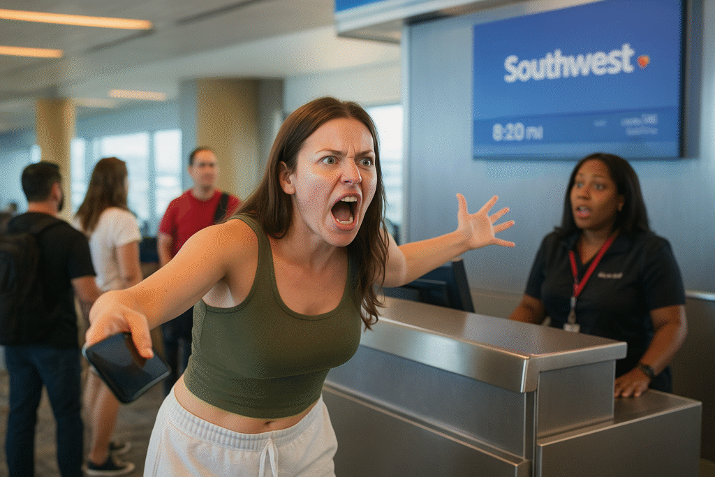 Southwest passenger goes Viral after screaming meltdown at Denver ...